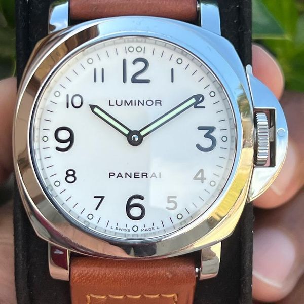 FS: Panerai Luminor Base PAM00114 44mm White Dial | WatchCharts