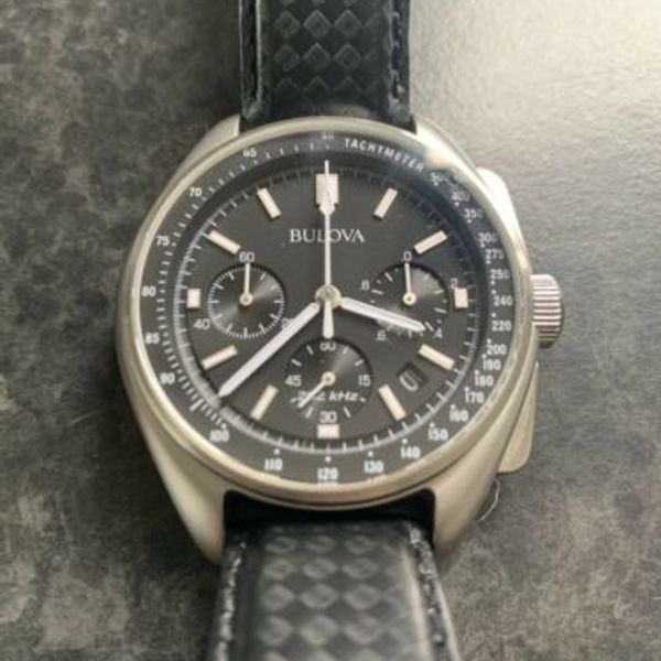 Bulova Special Edition Moon Apollo Lunar Pilot Chronograph 96B251 Mens ...