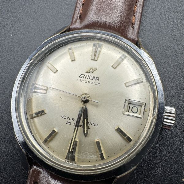 Enicar Ultrasonic Vintage Mens Watch - AR1125 Automatic | WatchCharts ...