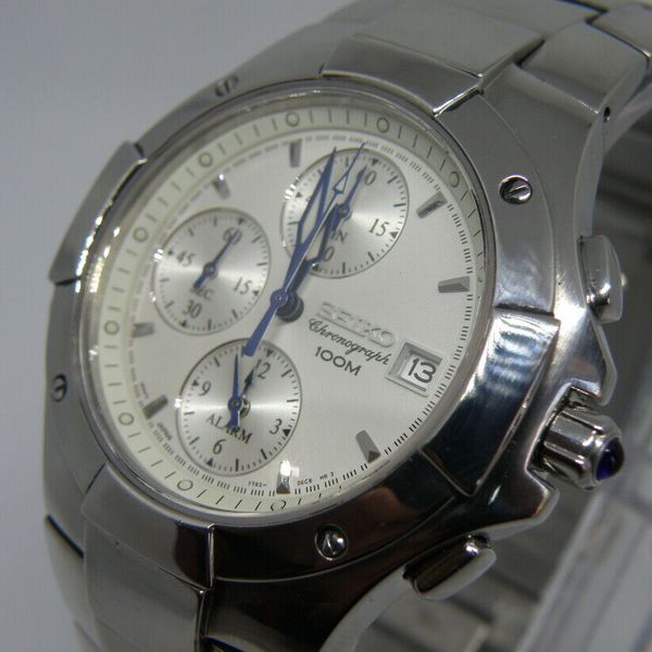 MEN'S SEIKO 7T62-0DP0 CHRONOGRAPH WATCH - VERY GOOD COND. - BOXED ...