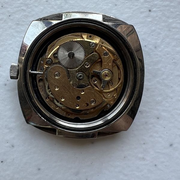 Bulova Men's Watch 7366 Vintage 1970's N3 Swiss Automatic Silver Dial ...