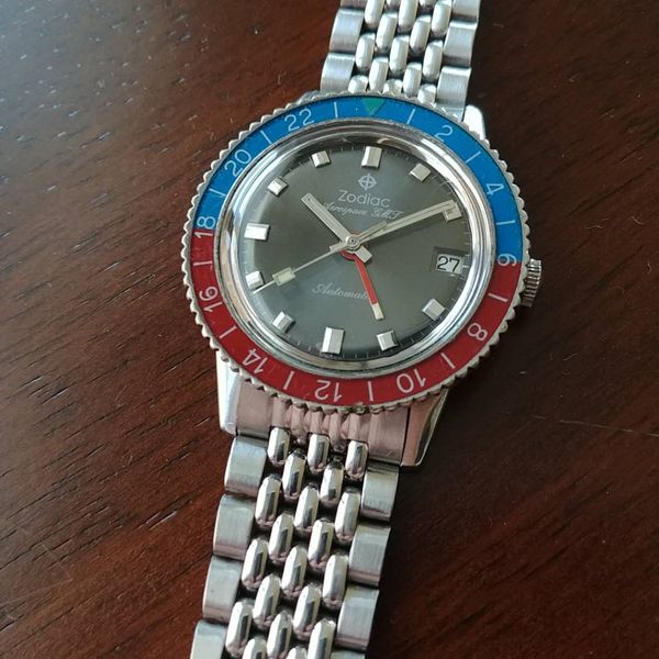 FS: Zodiac Aerospace GMT Pepsi Bezel | WatchCharts