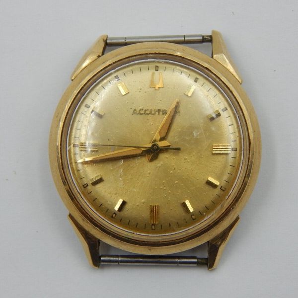 Bulova Accutron 214 M4 Quartz Tuning Fork Wrist Watch | WatchCharts ...