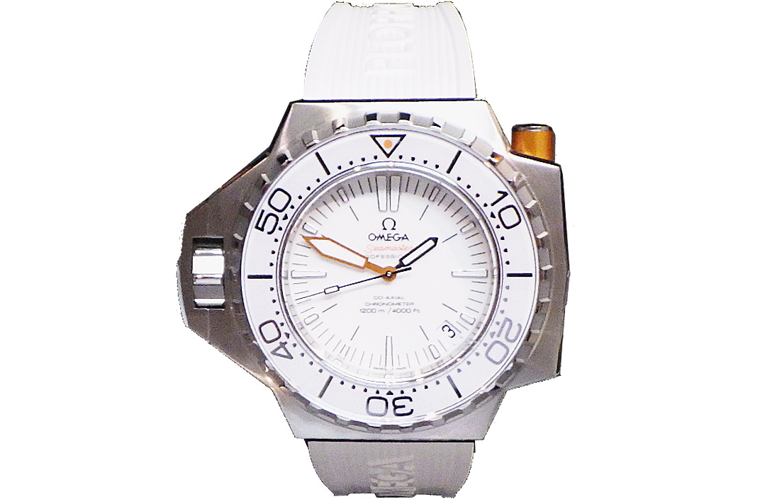 OMEGA Seamaster Proprof 1200M 2021 AT White Dial White Rubber Inner ...