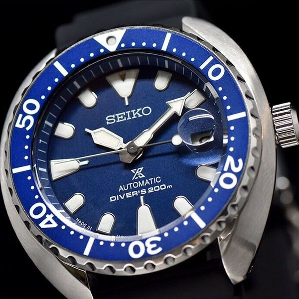 Seiko prospex mini turtle blue dial SRPC39J1 automatic / SRPC39 ...