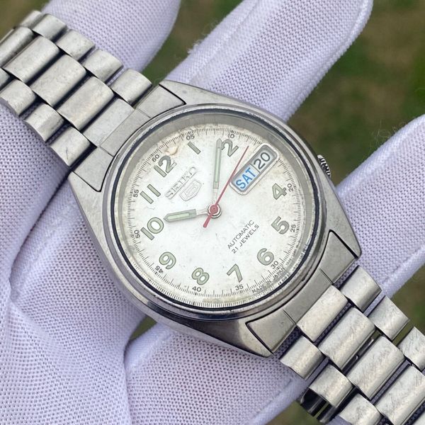 Vintage Seiko 5 Automatic 21Jewels Beautiful Dial Japan Made Men Watch 7S26-6000 | WatchCharts ...