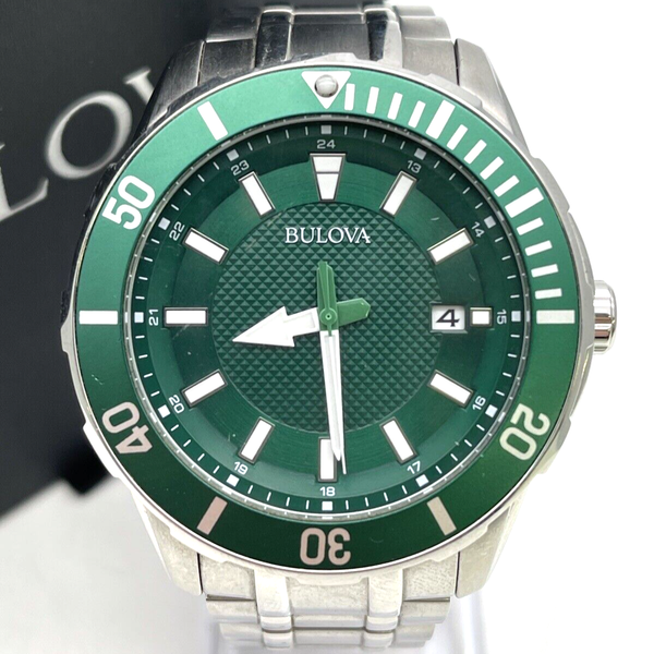 Men's Bulova Hulk Green Divers Watch - 98B359 - Includes Original Box ...