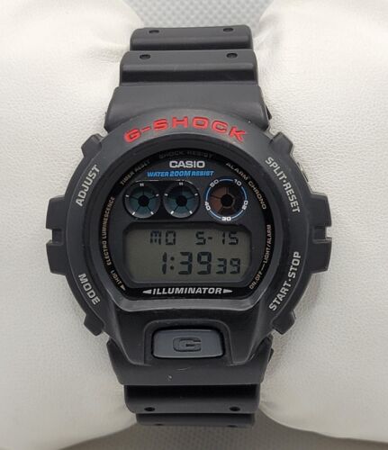 Mens Casio G-SHOCK 3230 Classic Black Resin Digital Watch DW-6900 I3 ...