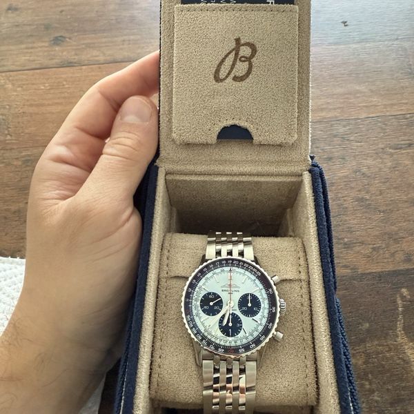 Breitling Navitimer 41 B01 Chronograph Light Blue + Extra Alligator ...