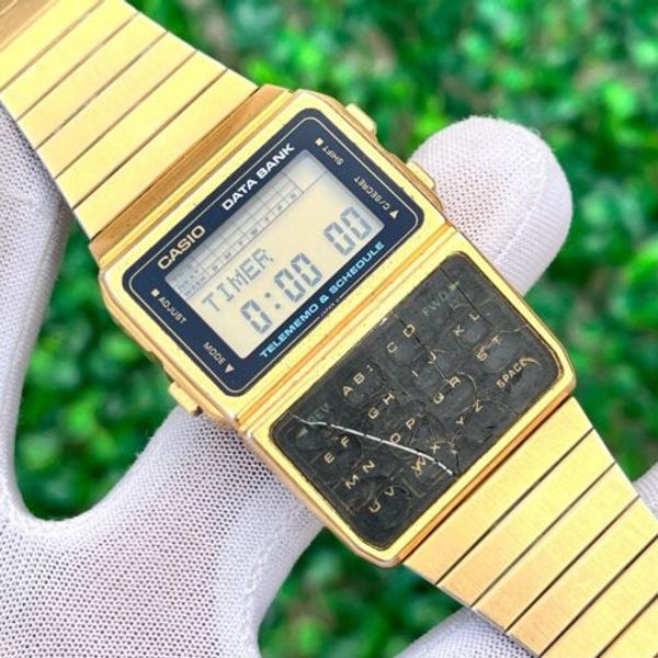 Vintage Casio DBC-610 Digital Calculator World Time Data Bank "Korean ...