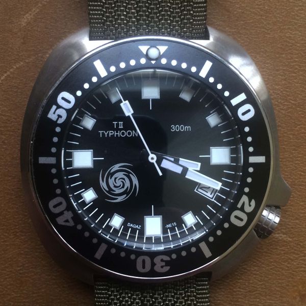 FS: DAGAZ Typhoon TII charcoal dial | WatchCharts Marketplace