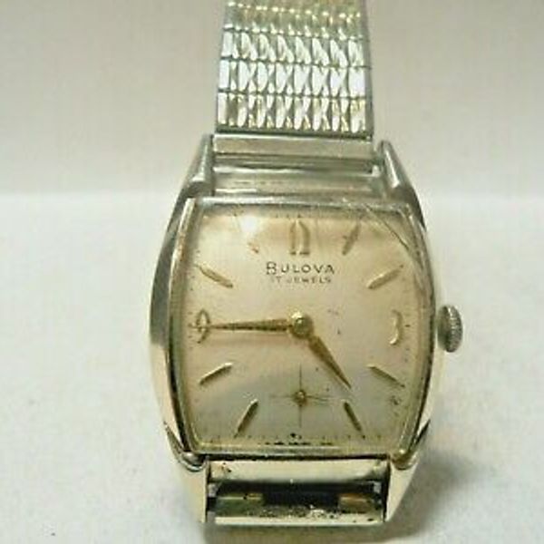 Vintage 1965 Bulova Minute Man Wrist Watch 17 Jewel 11AL Movement ...