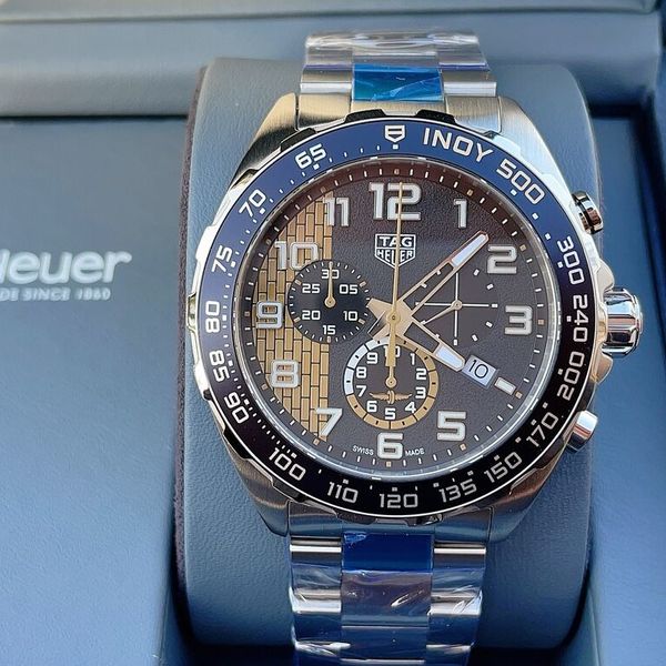Tag Heuer Formula 1 Indy 500 Chronograph Quartz Black Dial Men's ...