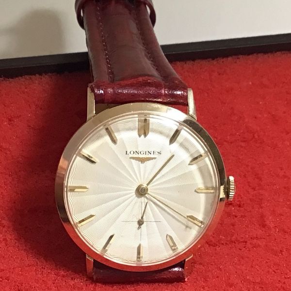 Vintage LONGINES Cal. 23Z, 17J, Ref. 1053, 10k R.G.F., Ca. 1950s ...