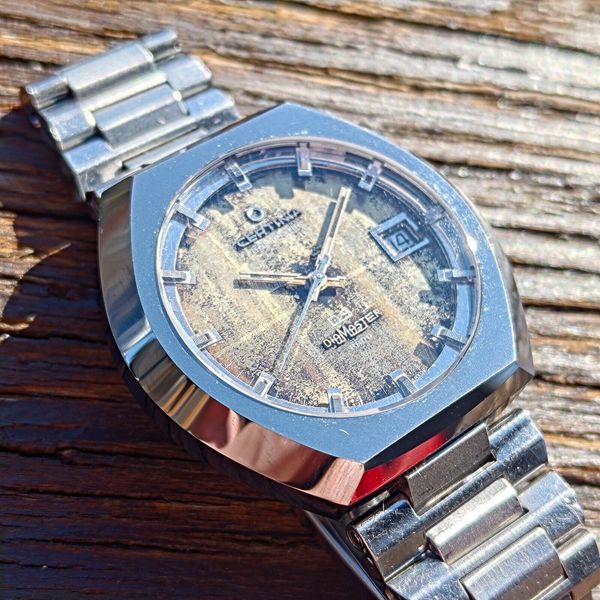 1970s Certina DS Automatic Rado Diamaster - 913 1230 31 - Tiger Eye ...