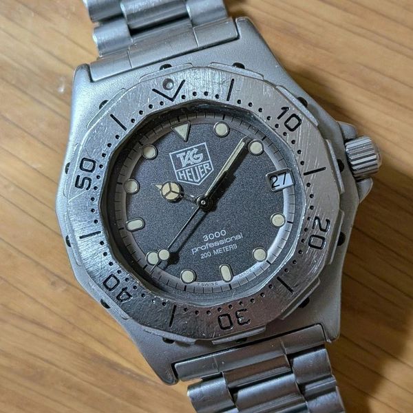 Tag Heuer 3000 Professional Vintage Watch 932.213 35mm | WatchCharts ...