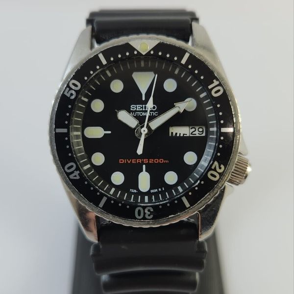 SEIKO 7S26-0030 37MM STAINLESS STEEL AUTOMATIC WATCH | WatchCharts ...