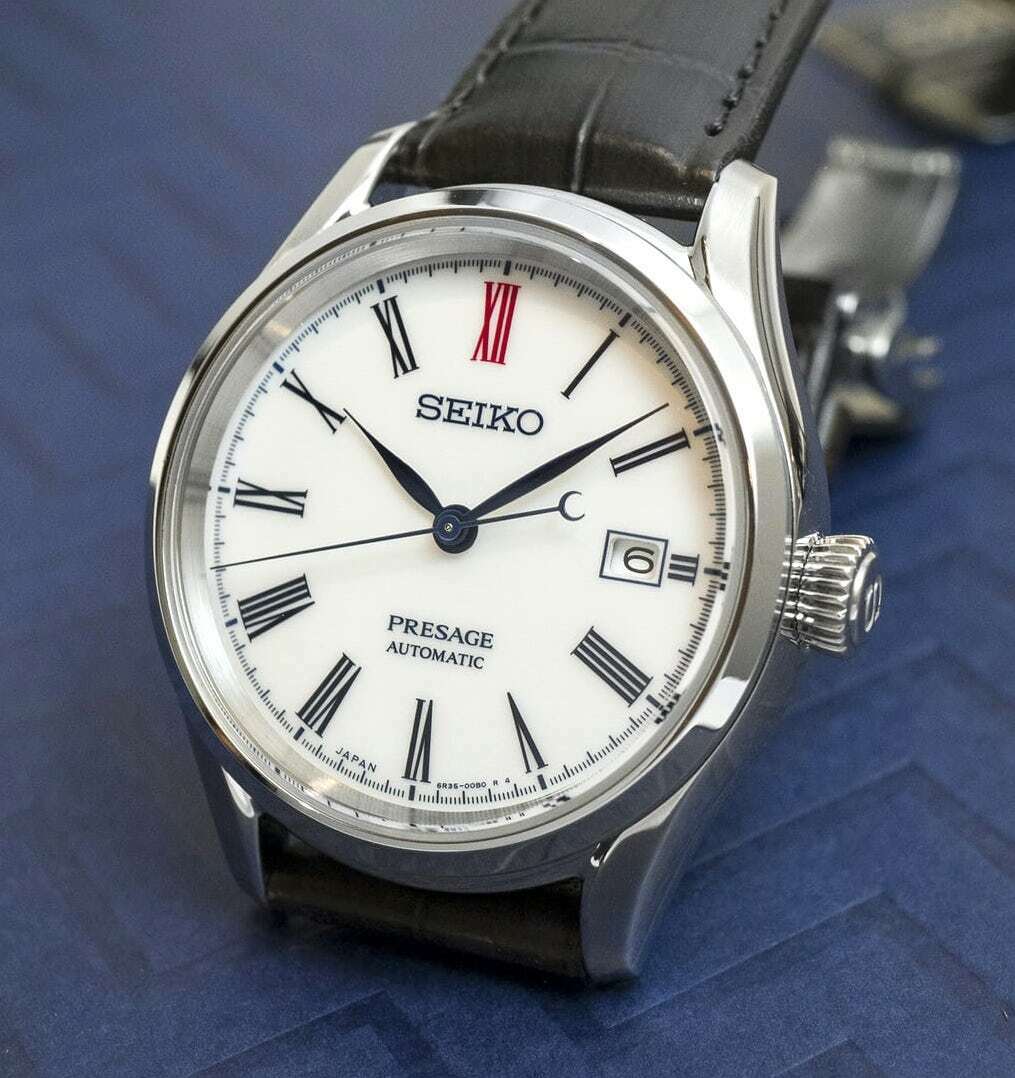 SEIKO PRESAGE WHITE ARITA PORCELAIN DIAL JAPAN SPB095J1 FULL SET UK ...
