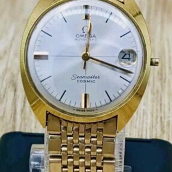 OMEGA Seamaster Cosmic 166023 14K Gold Capped | WatchCharts Marketplace