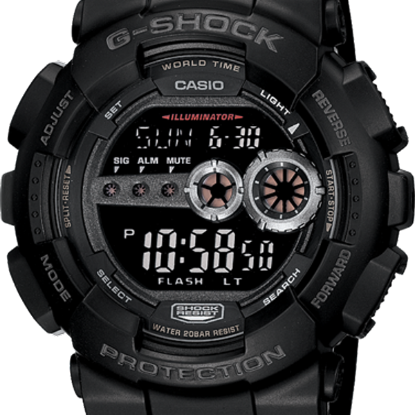 Casio Men's GD100-1BCR G-Shock X-Large Black Digital Watch New Boxes ...