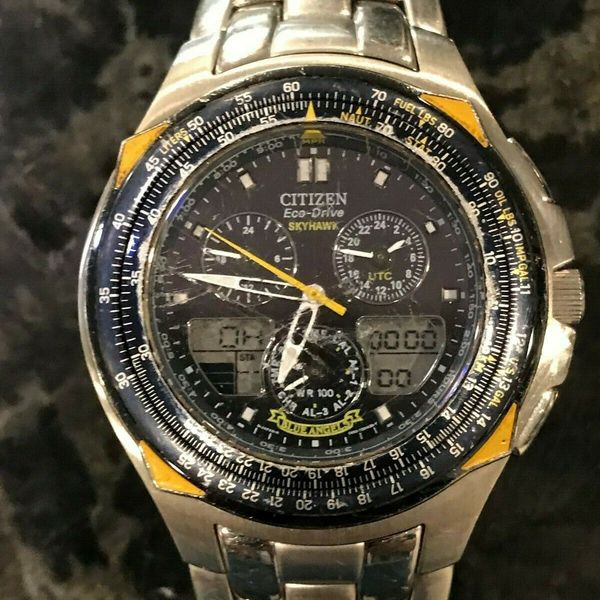 Citizen eco drive Seahawk Blue Angels watch GN-4-6 WR 10 Bar ...