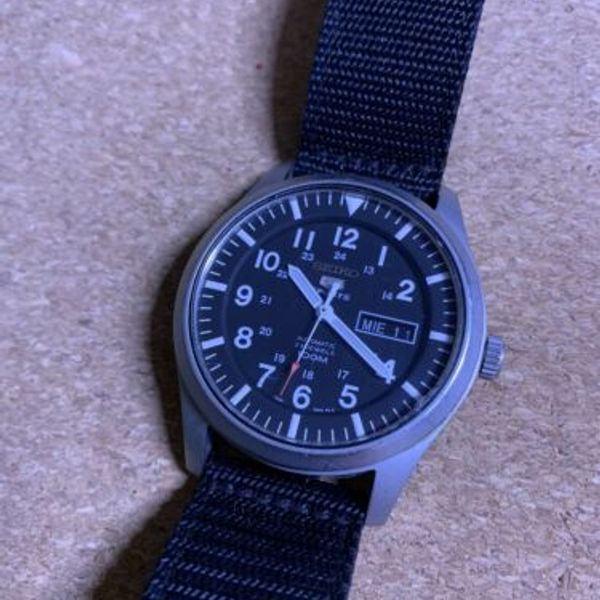 Seiko 5 Sports Men's Black Watch - SNZG15 | WatchCharts