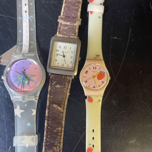 Job Lot Of Watches Swatch Casio Fossil Plus Other spares Or Repairs ...