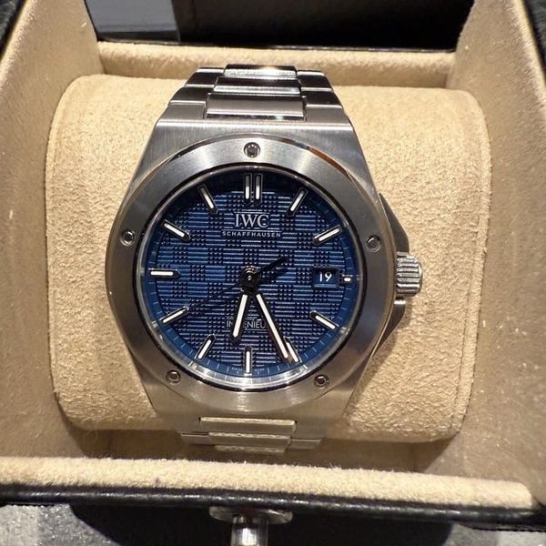 [WTS] IWC Ingenieur Automatic 40mm Navy Blue - IW328907 - Full Set | WatchCharts Marketplace