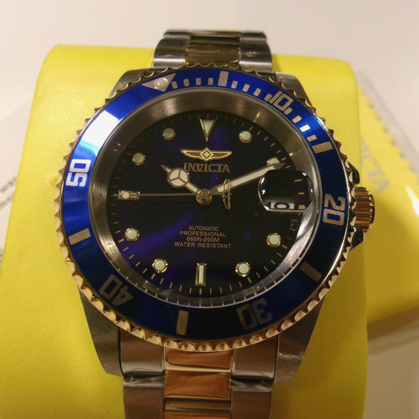 Invicta automatic watch. 24j, 89280B. Rotating bezel. NH35A movement ...