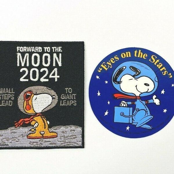 OMEGA SPEEDMASTER SNOOPY NASA / SPACE MOON STICKER & AUFNÄHER ...