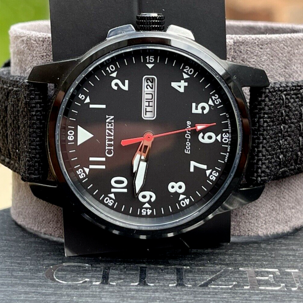 CITIZEN ECO-DRIVE BM8186-15E MENS BLACK IP ION PLATED ECO-DRIVE BLACK ...