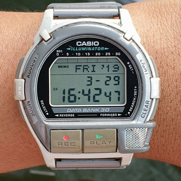 Rare Vintage Casio Voice Record DB-V300 [1590] Fully Working Digital ...