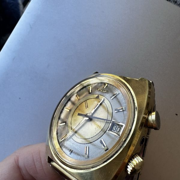 Vtg Rare Omega Seamaster Memomatic Cal 980 Alarm 166.072 Automatic ...