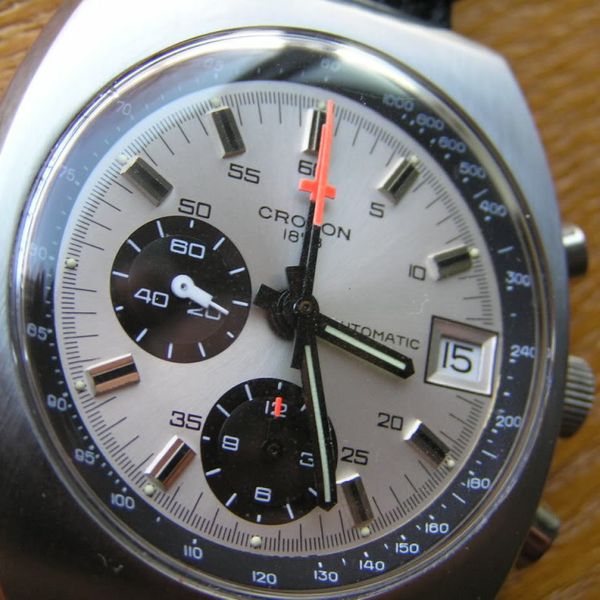 FS: Vintage Croton Automatic Chronograph w/ Lemania Movement ...