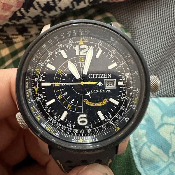 Citizen Men's Eco-drive Promaster Nighthawk Blue Angels Watch Bj7007 ...