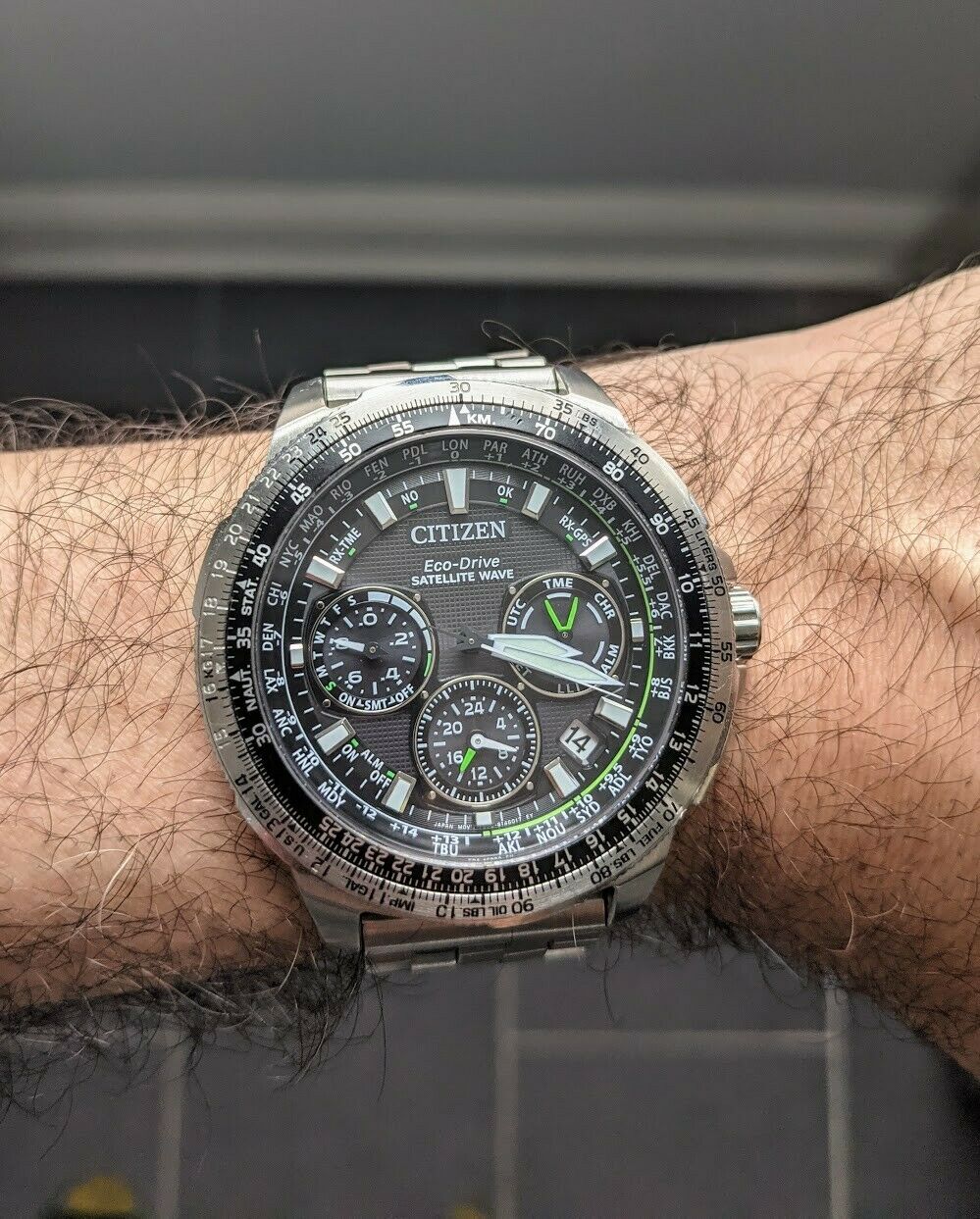 Citizen Promaster Navihawk Satellite Wave Mens Eco-Drive Watch CC9030 ...