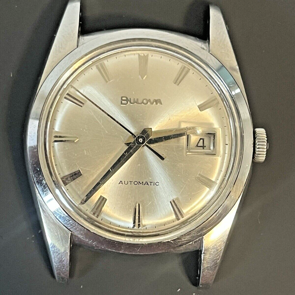 Vintage 1963 Bulova Automatic Men's Watch Working 11AFAC 17j ...