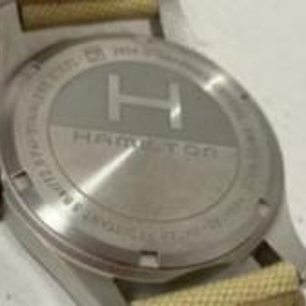 [Used] HAMILTON Hamilton Khaki Field Mechanical Campus Leather H694190 ...
