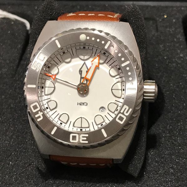 H2O Orca Vintage Rare Full Lume White Shield Dial | WatchCharts Marketplace