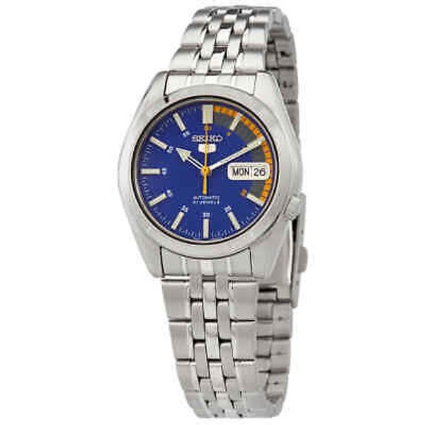 Seiko 5 Automatic Blue Dial Men's Watch SNK371K1 | WatchCharts Marketplace