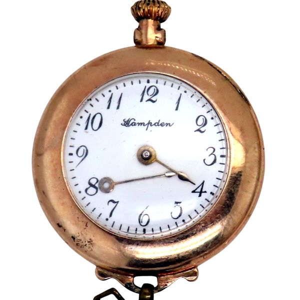 Lot 10 Vintage Rose Gold Filled Elgin Hamilton Hampden Pocket Watch ...