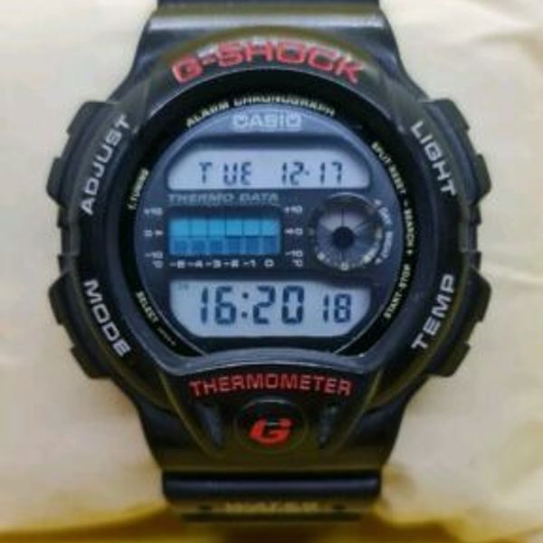 Vintage Mens 1992 CASIO G-Shock DW-6100 Divers Watch. 200m. Retro ...