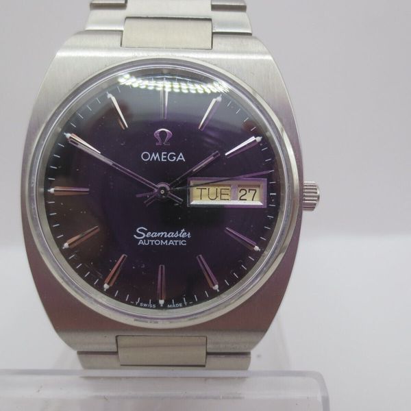 VINTAGE OMEGA SEAMASTER CAL.1020 DAYDATE STAINLESS STEEL AUTOMATIC MENS ...