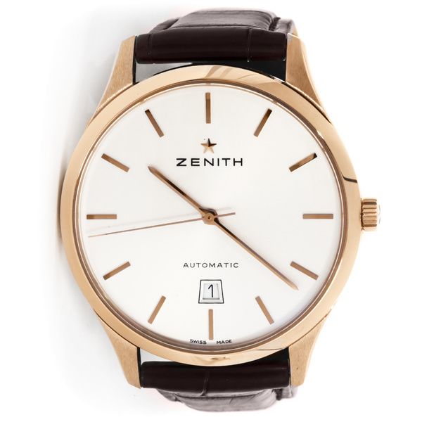 FS: LNIB Pre-Owned Zenith Elite Central Second 18.2020.3001/01.C498 ...