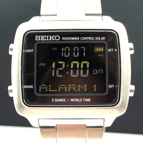 Serviced Seiko Spirit SBFG001 S760-0AB0 Digital Solar Watch Radio Wave Excellent | WatchCharts ...