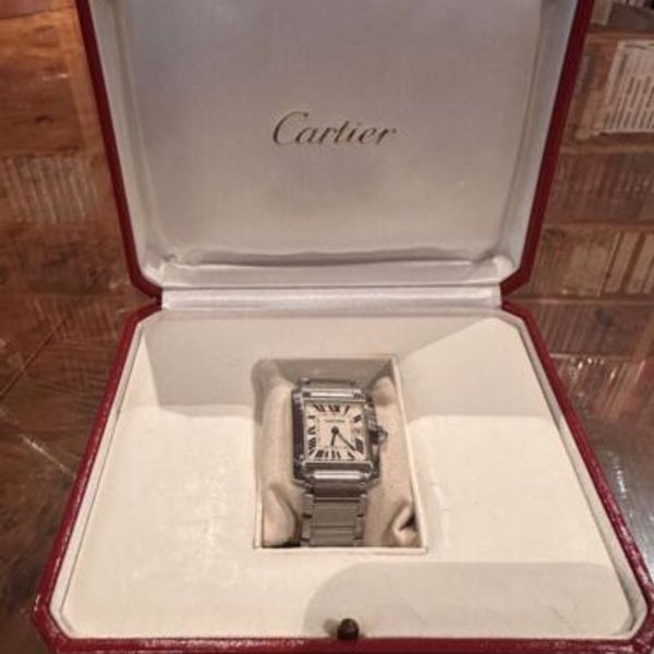 Genuine Cartier Tank Francaise Ladies Watch with Box and Papers ...