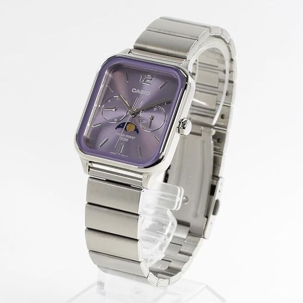 CASIO MTP-M305D-6A MTP-M305 MTP Quartz Analog Purple Silver ...
