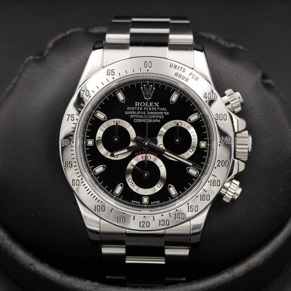FSOT: Rolex Daytona - SS - 116520 - Black Dial - RANDOM Serial ...