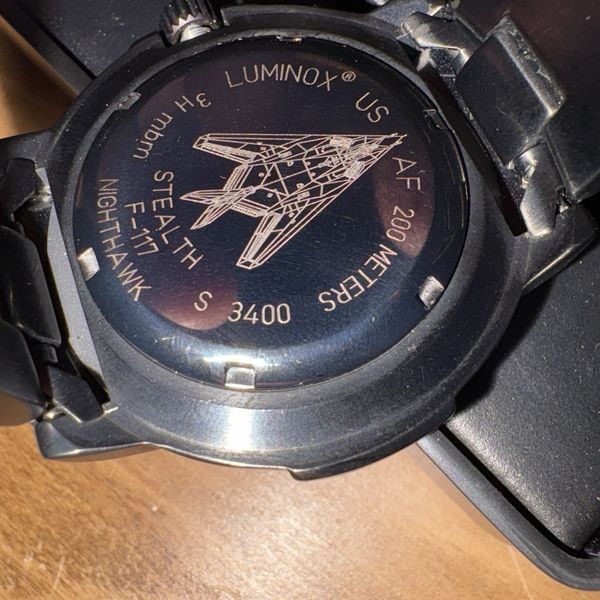 Luminox F-117 Nighthawk 3400 New Battery | WatchCharts Marketplace