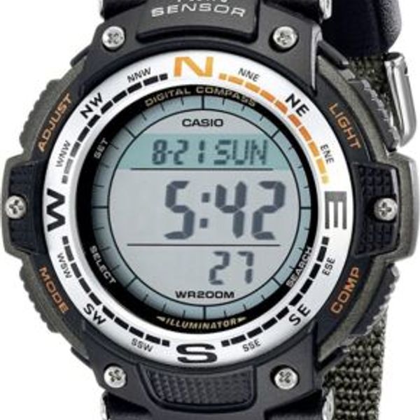 Casio SGW100B-3V, Twin Sensor Watch, Compass, Thermometer, 200 Meter, 5 ...